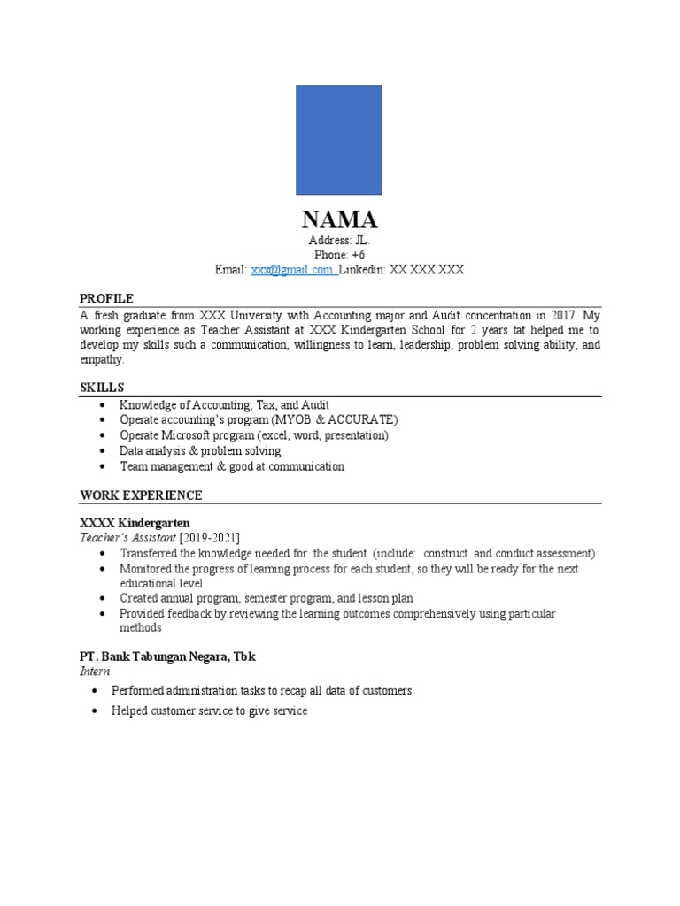 Template CV Ats and Cover Letter | PDF | Accounting | Business