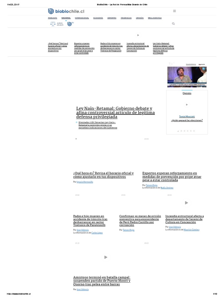 BioBioChile - La Red de Prensa Más Grande de Chile | PDF | Chile