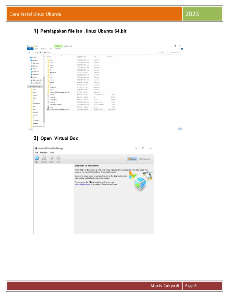 Cara Instal Linux Ubuntu | PDF
