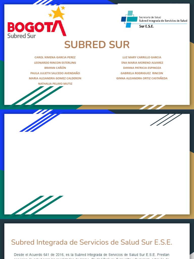 Subred Sur | PDF | Hospital | Cirugía Oral y Maxilofacial
