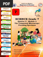 Lesson 2 - Focusing Specimen Using The Compound Microscope | PDF ...