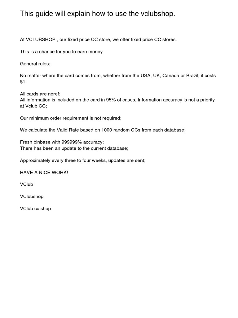 A Guide To Vclubshop What Is Vclubshop and How Do I Use Ithxjul PDF | PDF