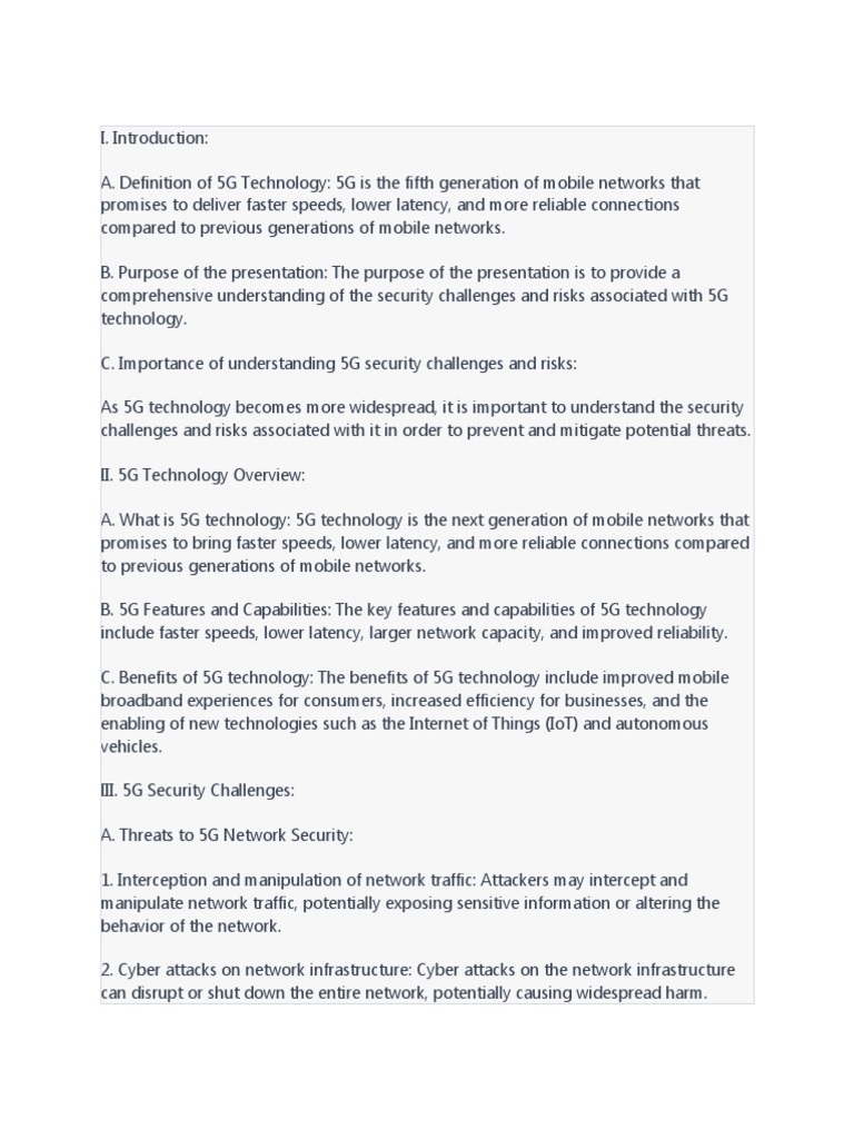 5G Security Challenges and Risk | PDF | Information Security | Security