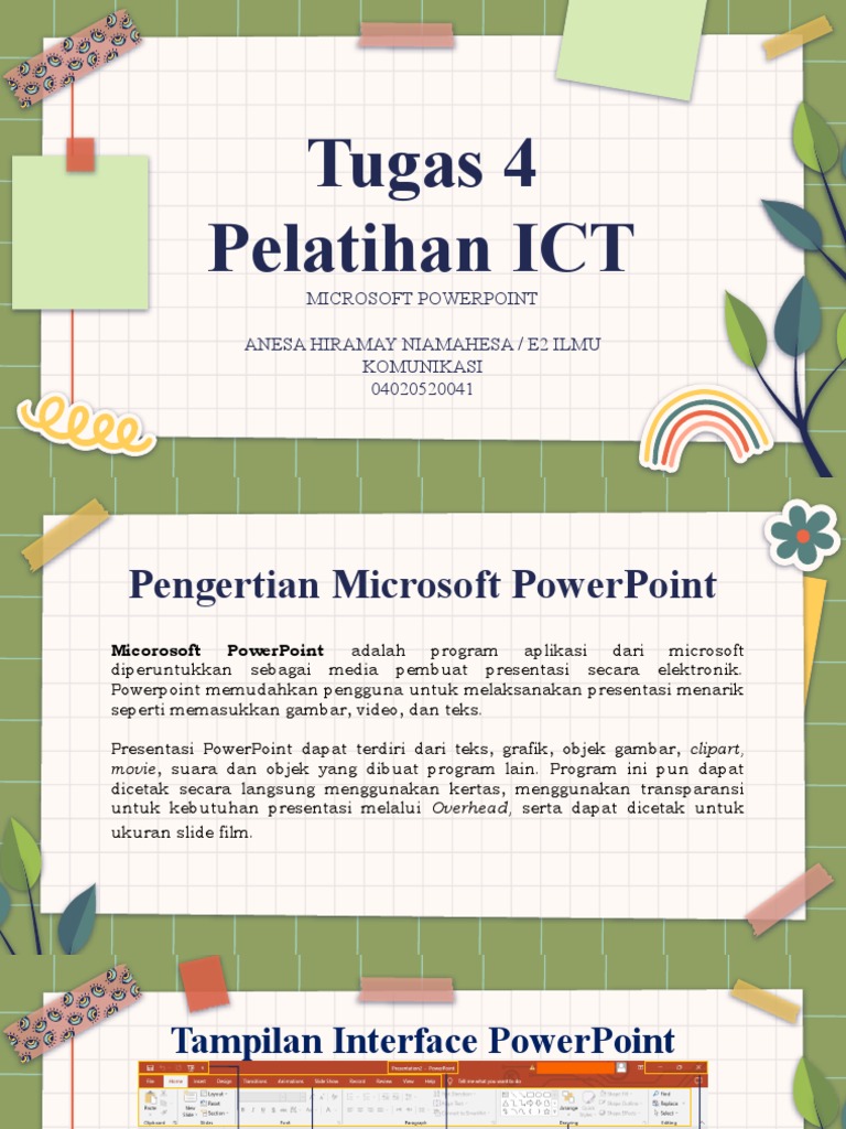 Tugas 4 PowerPoint - 04020520041 - Anesa Hiramay Niamahesa | PDF
