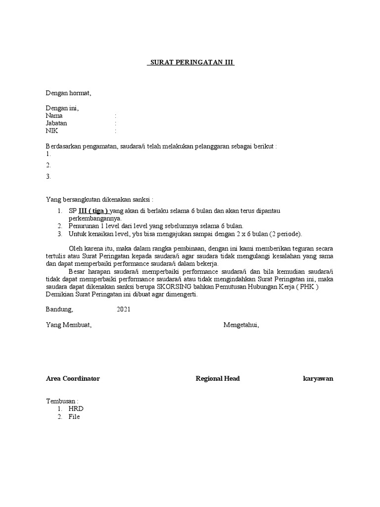 Format SP 1, 2, 3 | PDF