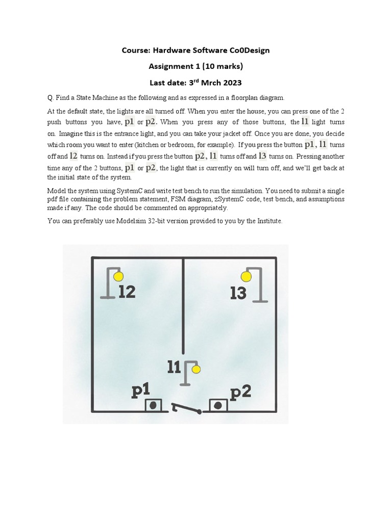 p1 p2 l1 p1 l1 l2 p2 l1 l3 p1 p2: Course: Hardware Software Co0Design Assignment 1 (10 Marks ...