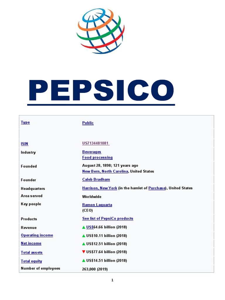 Pepsi | PDF | Pepsi Co | Pepsi