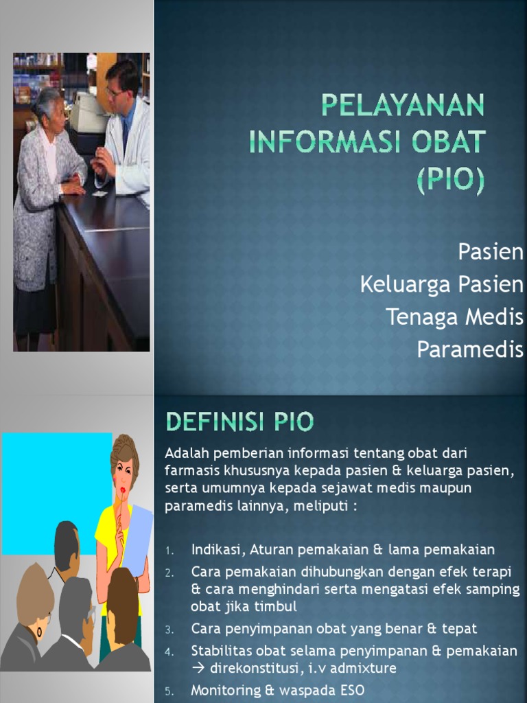 Pertemuan 12 Pelayanan Informasi Obat | PDF