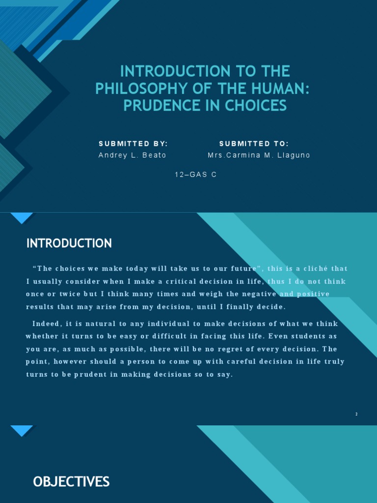 Understanding Prudence in Choices | PDF | Courage | Prudence