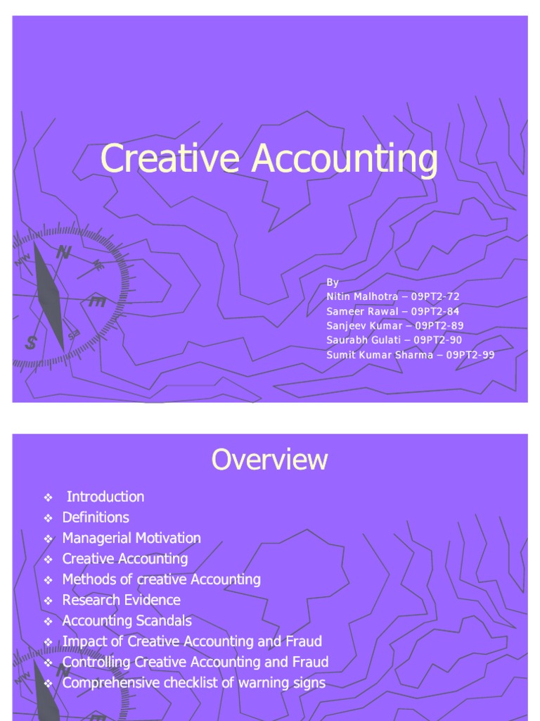 Creative Accounting Updated | PDF | Expense | Revenue