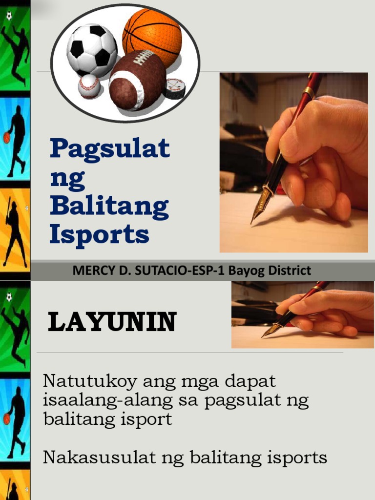 Balitang Isports MERCY | PDF