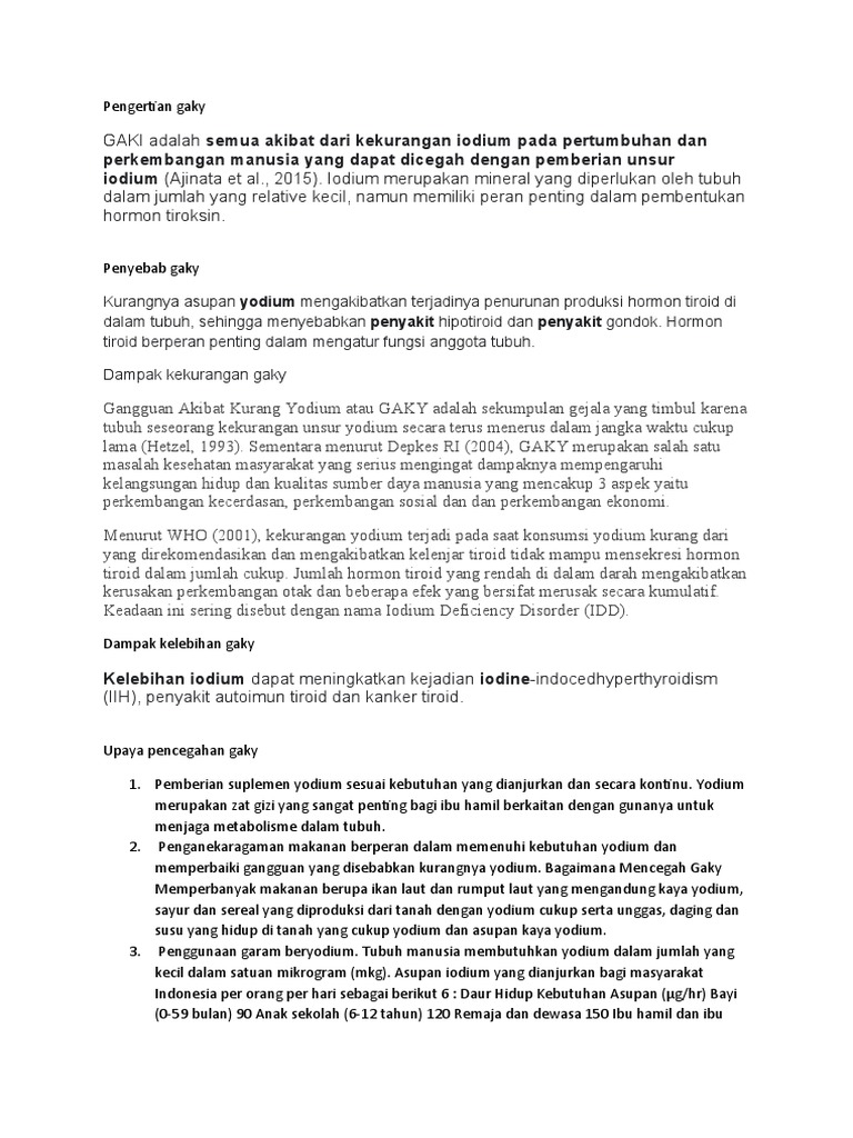 Pengertian Gaky | PDF