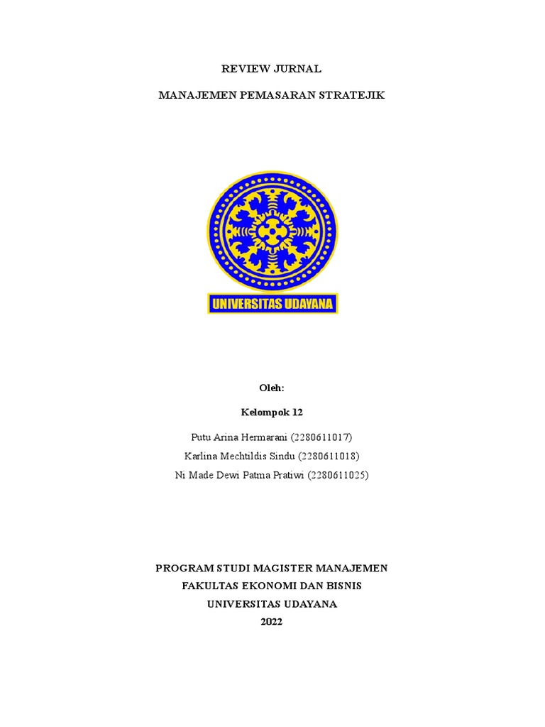 Review Jurnal | PDF | Karier & Perkembangan | Bisnis