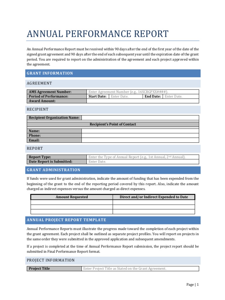 Annual Performance Report | PDF | Budget | Expense