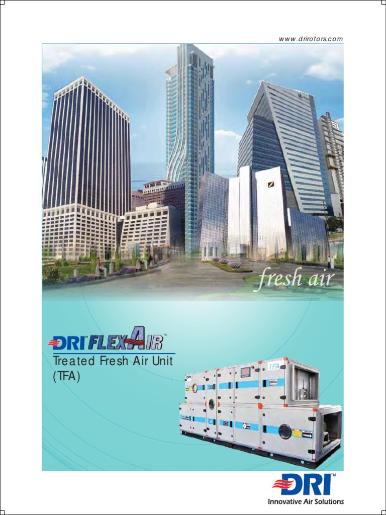 Treated Fresh Air Unit (TFA) | PDF | Mechanical Engineering