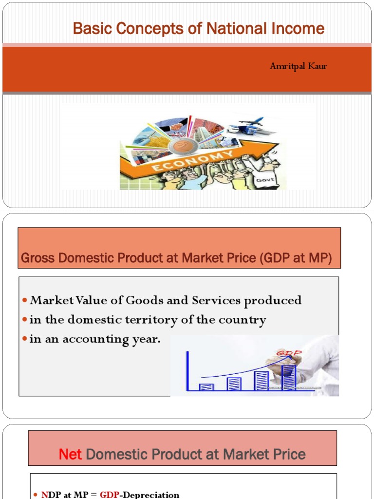 National Income Concepts and Formulas | PDF | Finance & Money Management