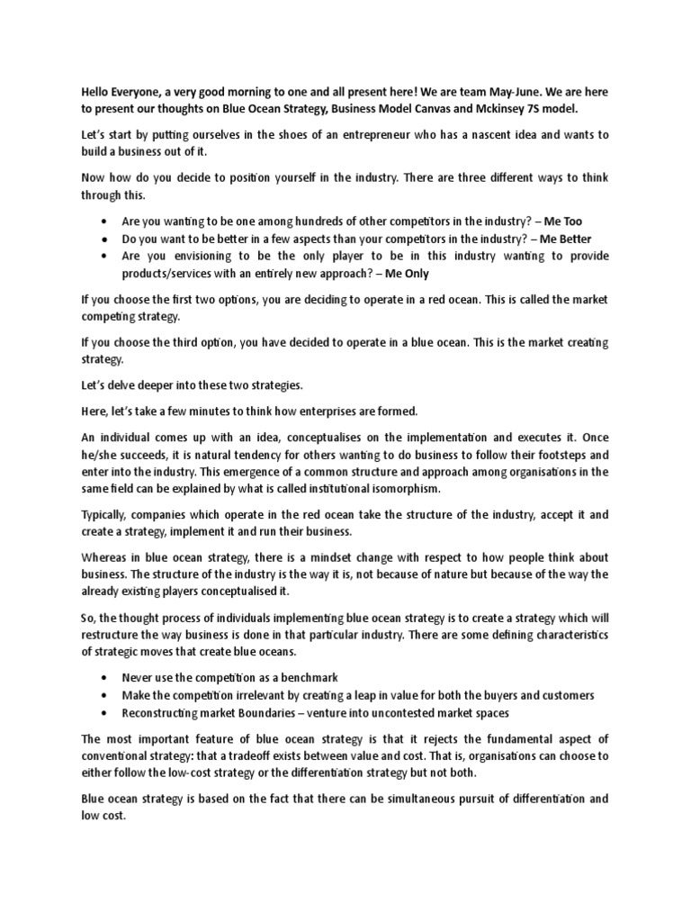 Script | PDF | Strategic Management | Goal