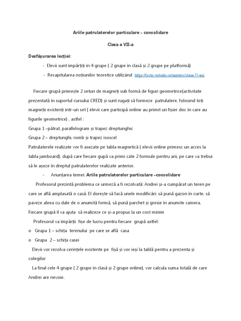 Aria Patrulaterelor | PDF