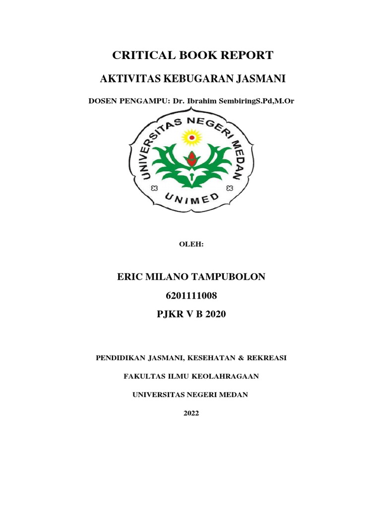 CBR - Aktivitas Kebugaran Jasmani Eric Milano | PDF