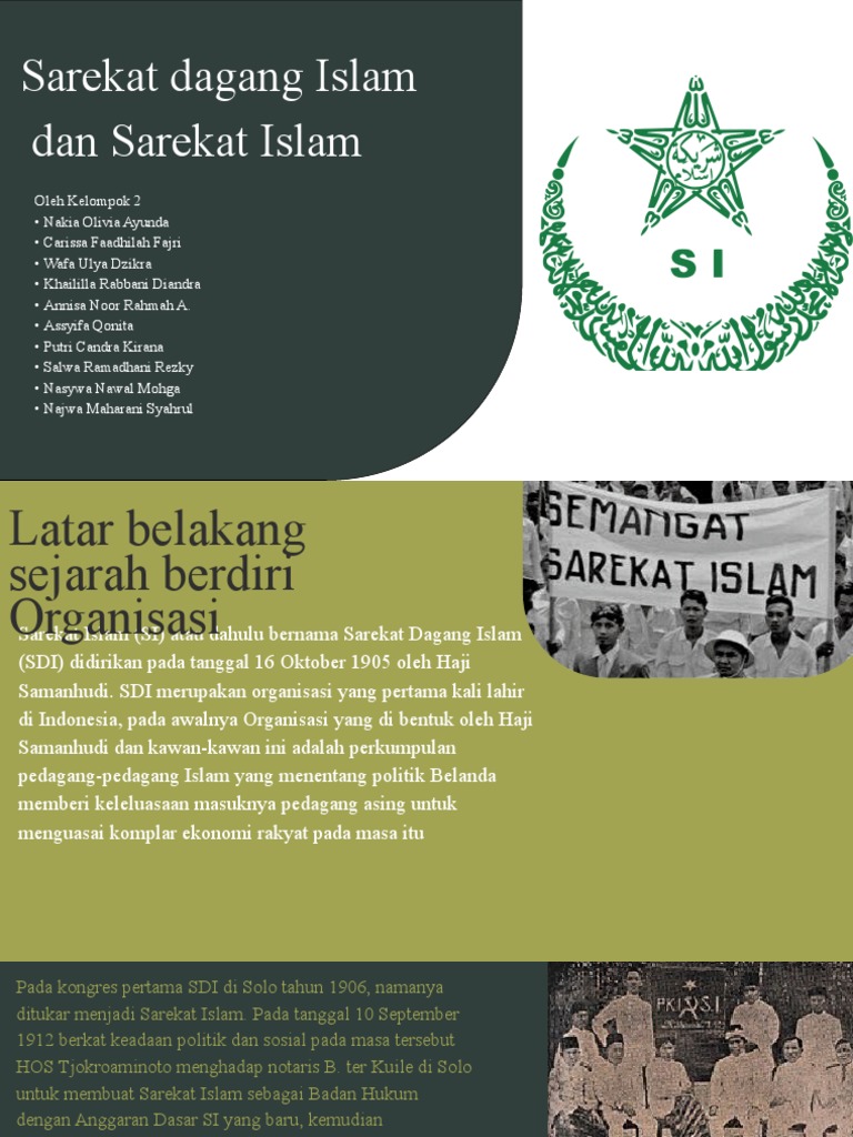 Sarekat Dagang Islam Dan Sarekat Islam | PDF