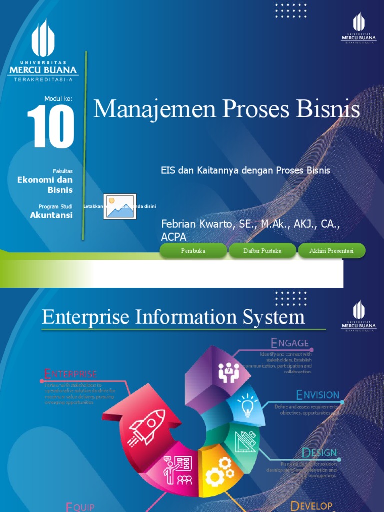 Manajemen Proses Bisnis: Febrian Kwarto, SE., M.Ak., AKJ., CA., Acpa | PDF