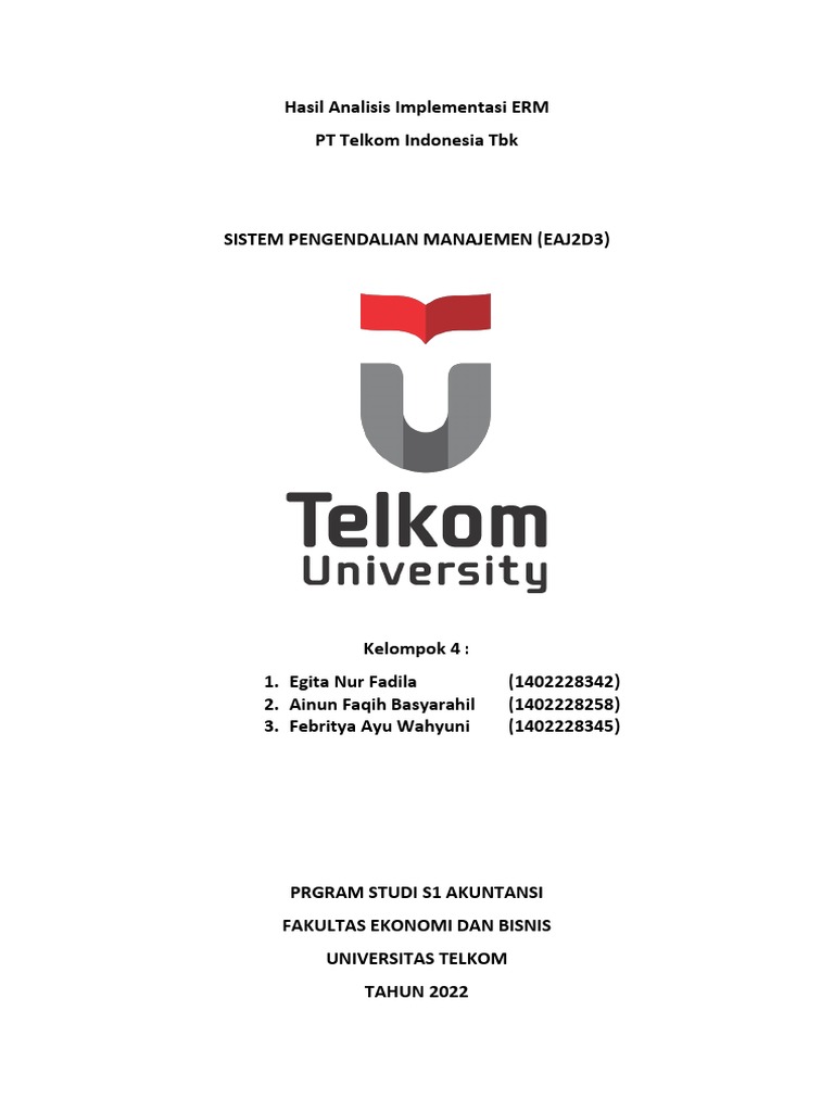 Kelompok 4 - ERM - PT Telkom Indonesia | PDF