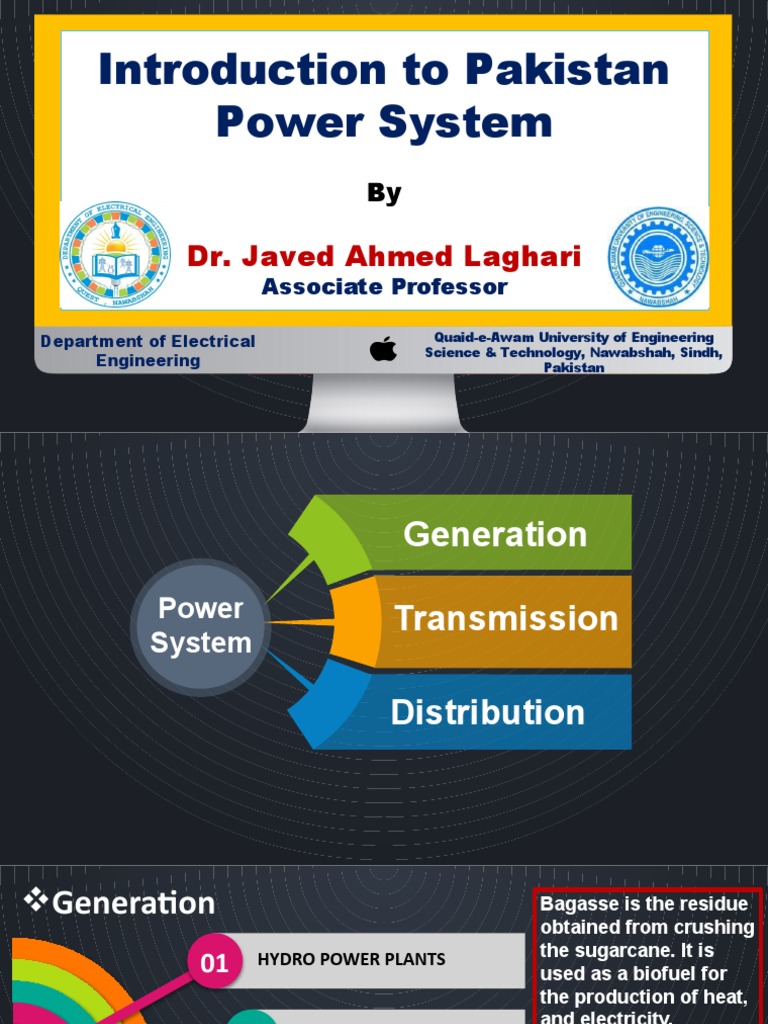 EPT LEcture 1 Introduction To Pakistan Power System | PDF | Power Station | Hydroelectricity