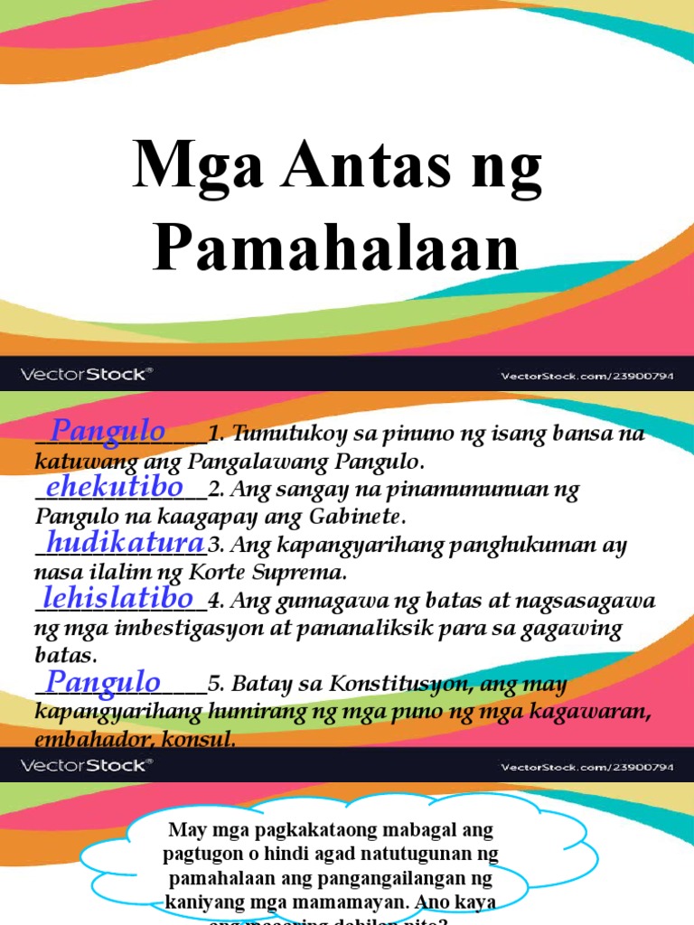 Mga Antas NG Pamahalaan | PDF