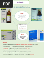 Antibiotic Chart | PDF | Antibiotics | Drugs