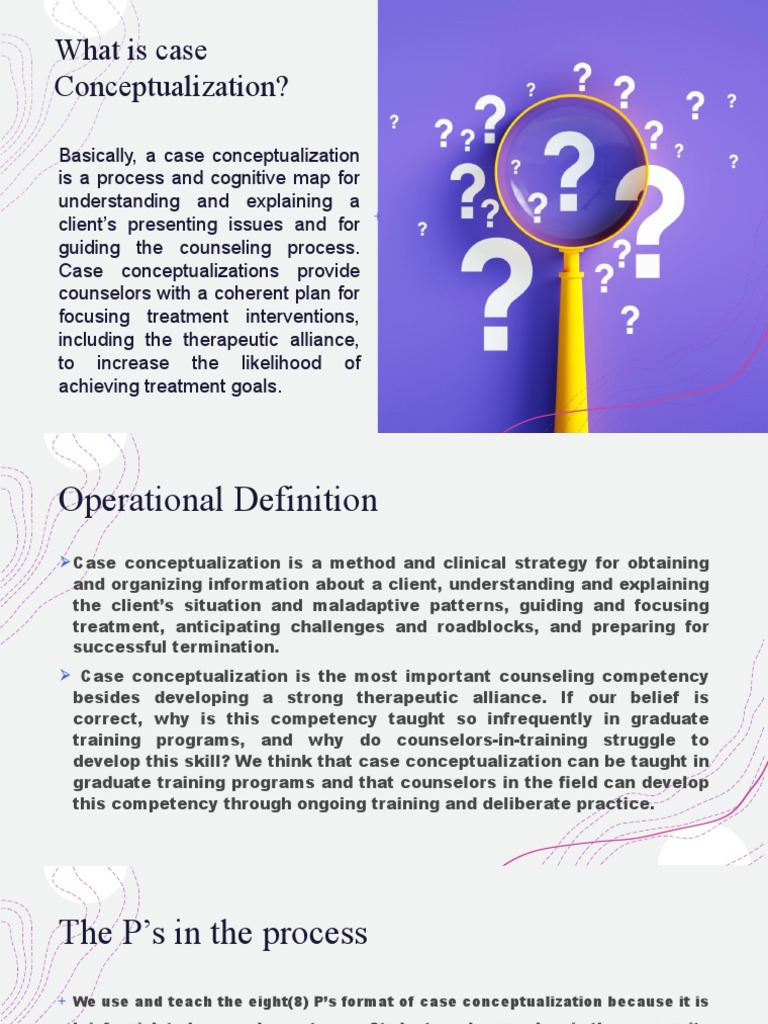 Case Conceptualization (CTT2) | PDF | Stress (Biology) | Psychotherapy