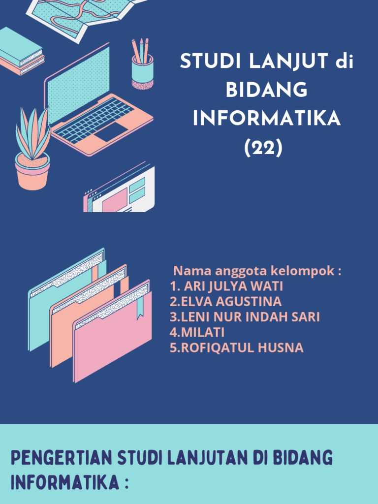 Studi Lanjut Di Bidang Informatika | PDF