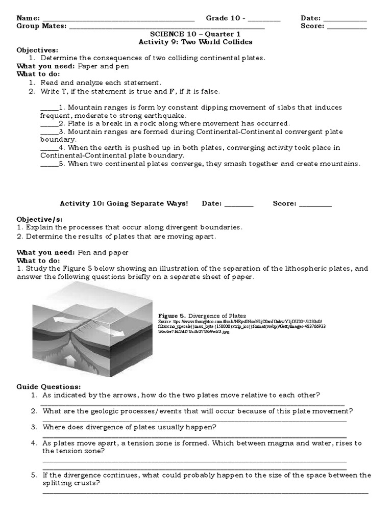 Processes Along Plate Boundaries: A Comprehensive Explanation of ...