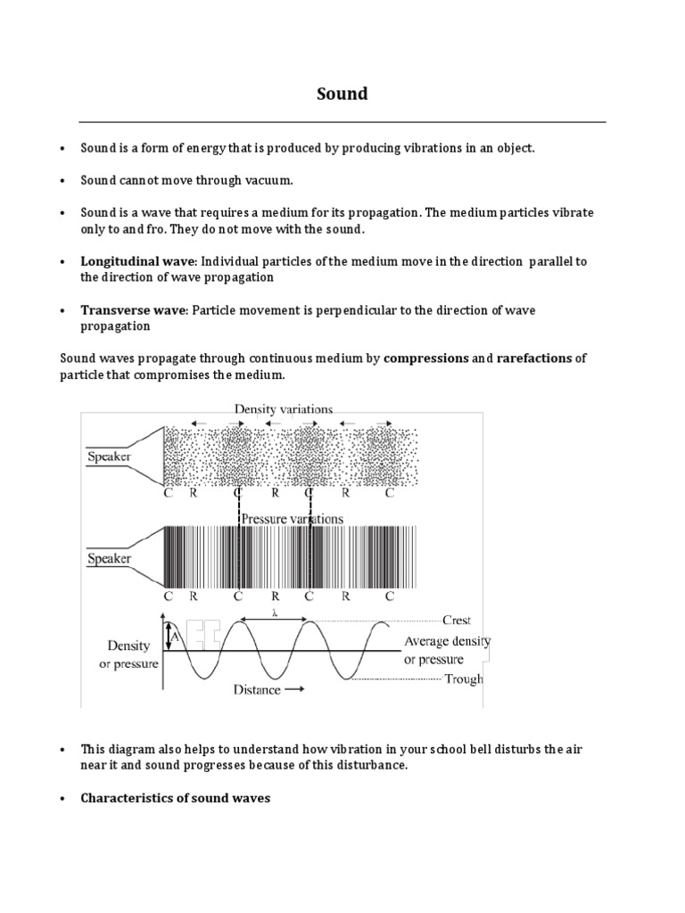 Sound | PDF | Sound | Frequency