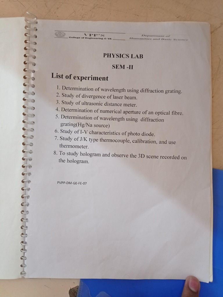 Physics manual | PDF
