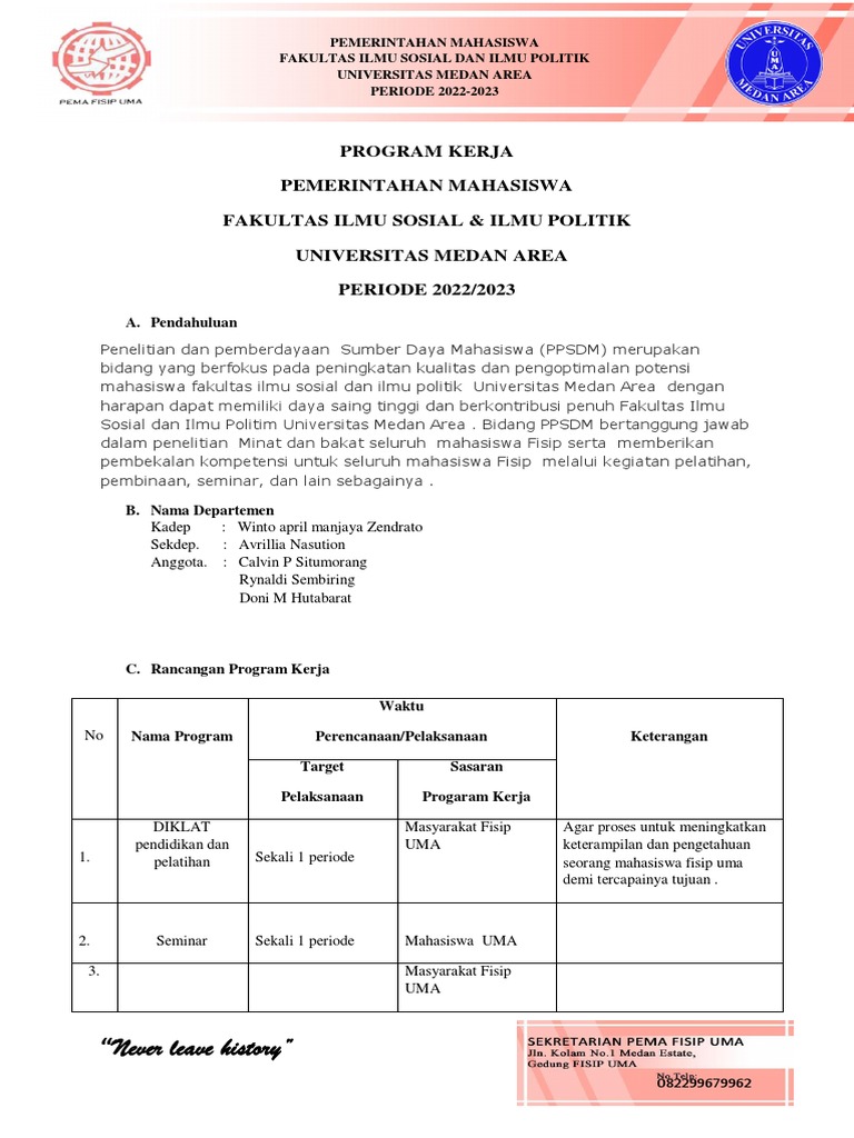 Format Progja PPSDM | PDF