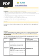 School Improvement Plan-Sample | PDF | Learning | Lesson Plan