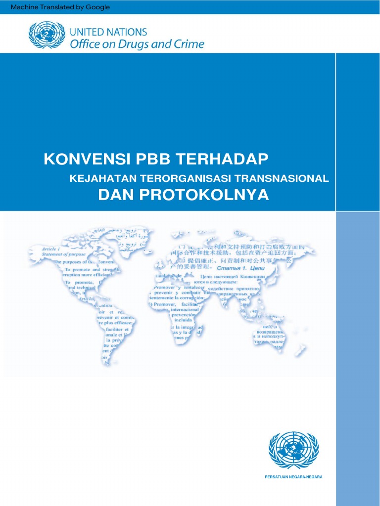 Konvensi Palermo 2000 Bahasa Indonesia | PDF | Politik