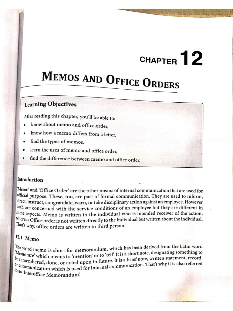 Memorandum examples | PDF