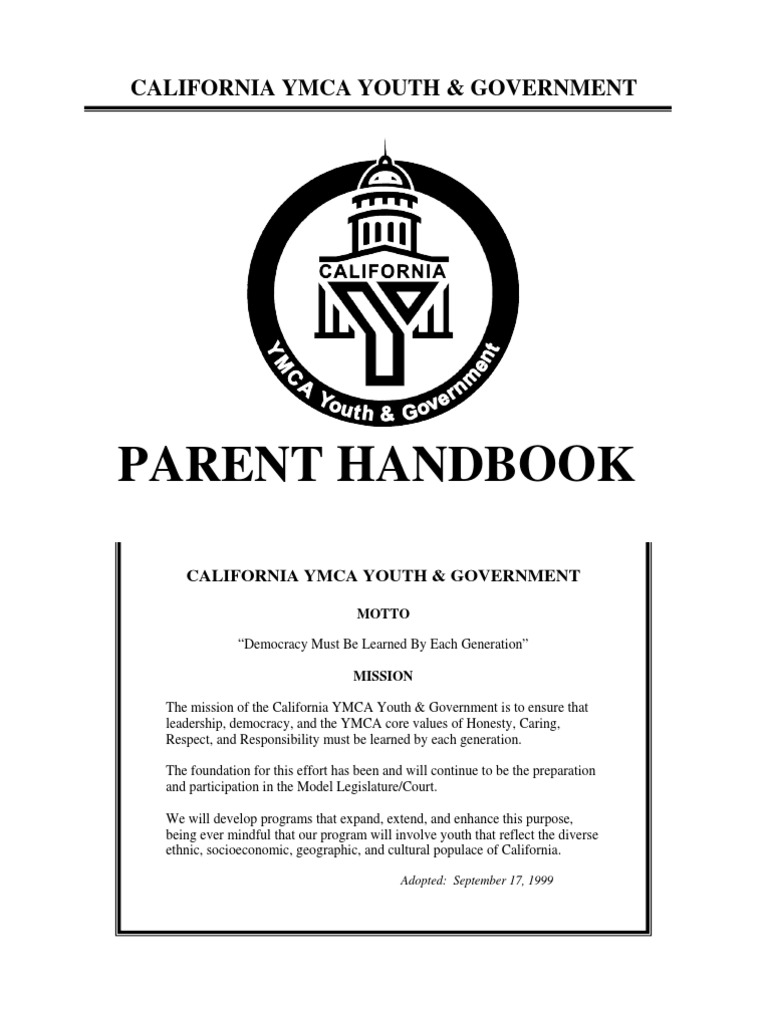 California YMCA Youth & Government Handbook | PDF