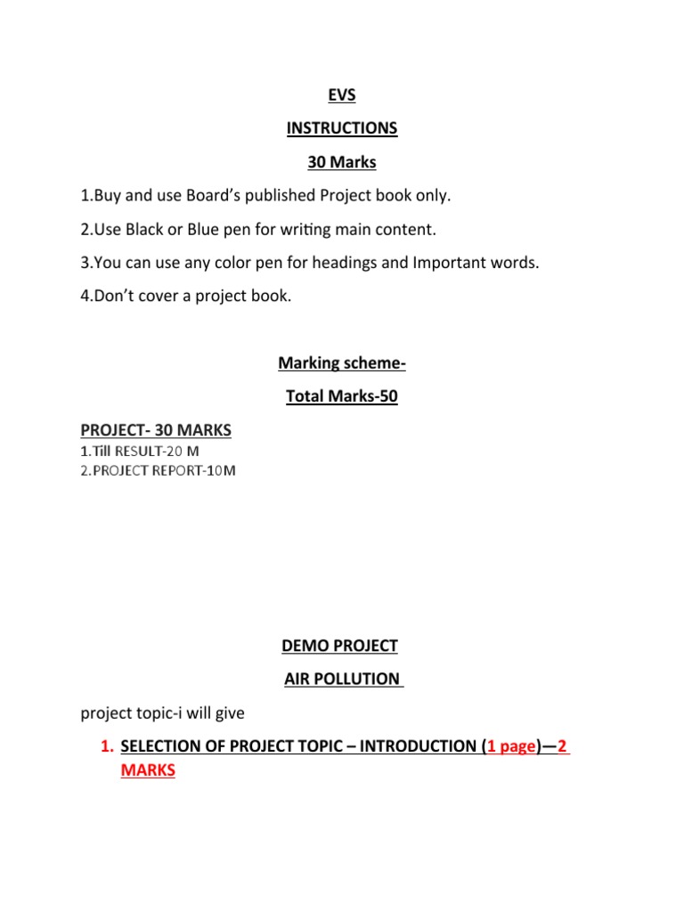 Fyjc Demo Evs Project | PDF | Air Pollution | Volcano