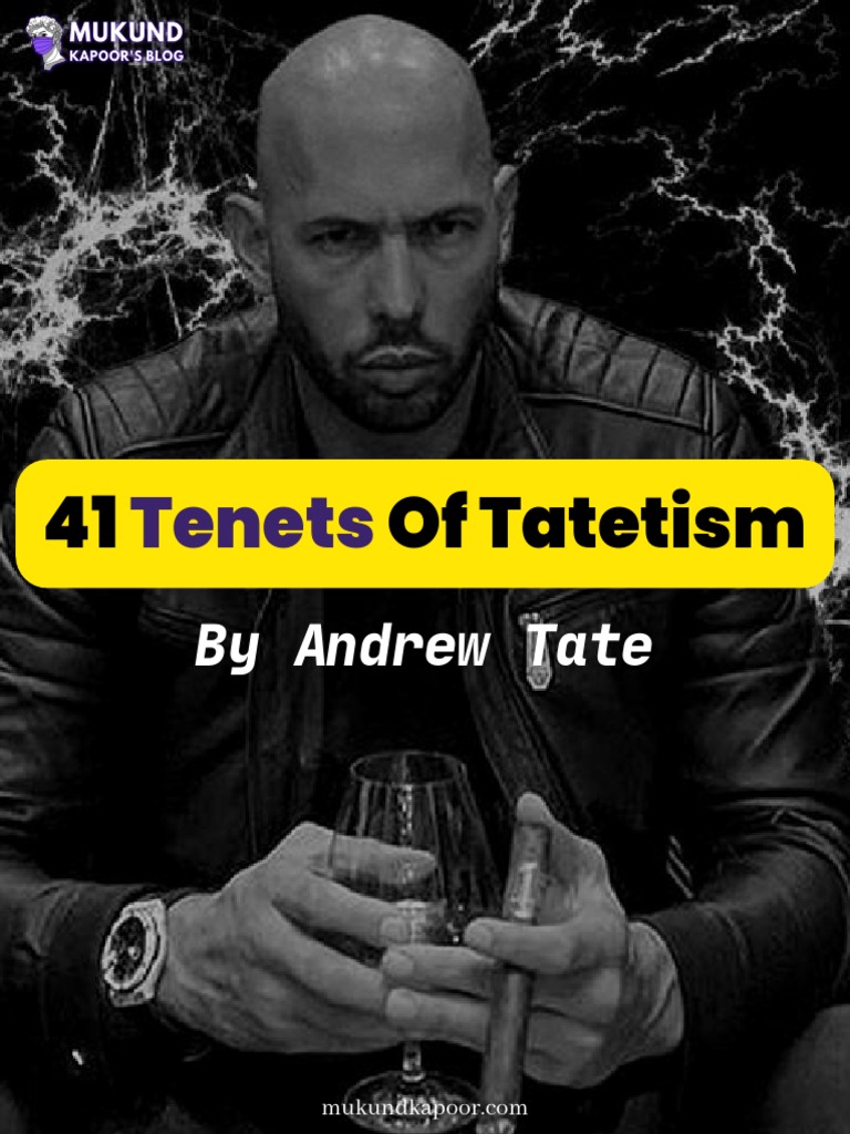 41 Tenets of Andrew Tate Download PDF | PDF | Happiness | Social ...
