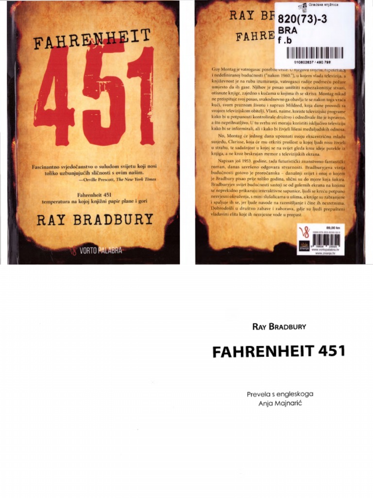 Ray Bradbury - Fahrenheit 451 (2019) | PDF