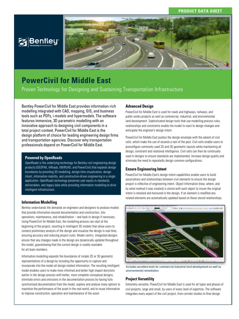 PDS PowerCivil For ME LTR EN LR | PDF | 3 D Computer Graphics ...