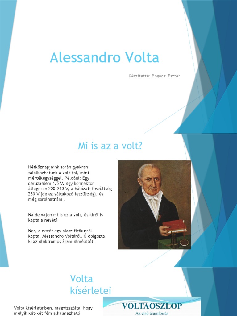 Alessandro Volta | PDF