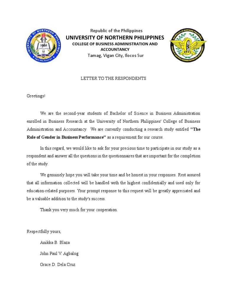 Leeter To The Respondents | PDF