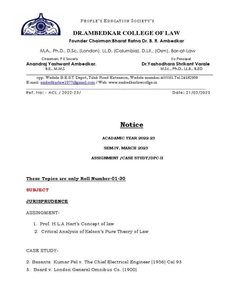 Notice For Asssingment | PDF | Assignment (Law) | Partnership