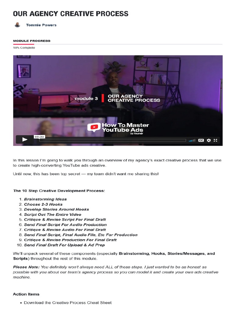 02 - Our Agency Creative Process | PDF