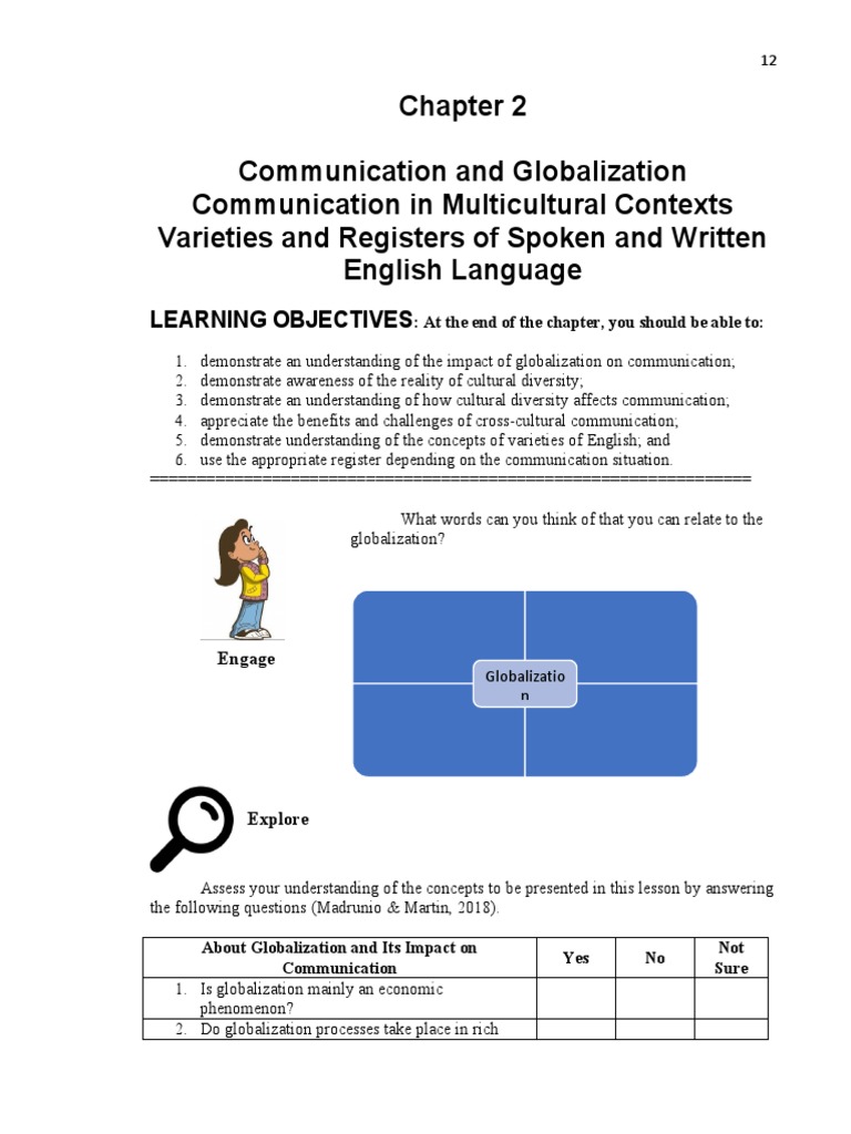 Chapter 2 5252123589 | PDF | Globalization | Communication