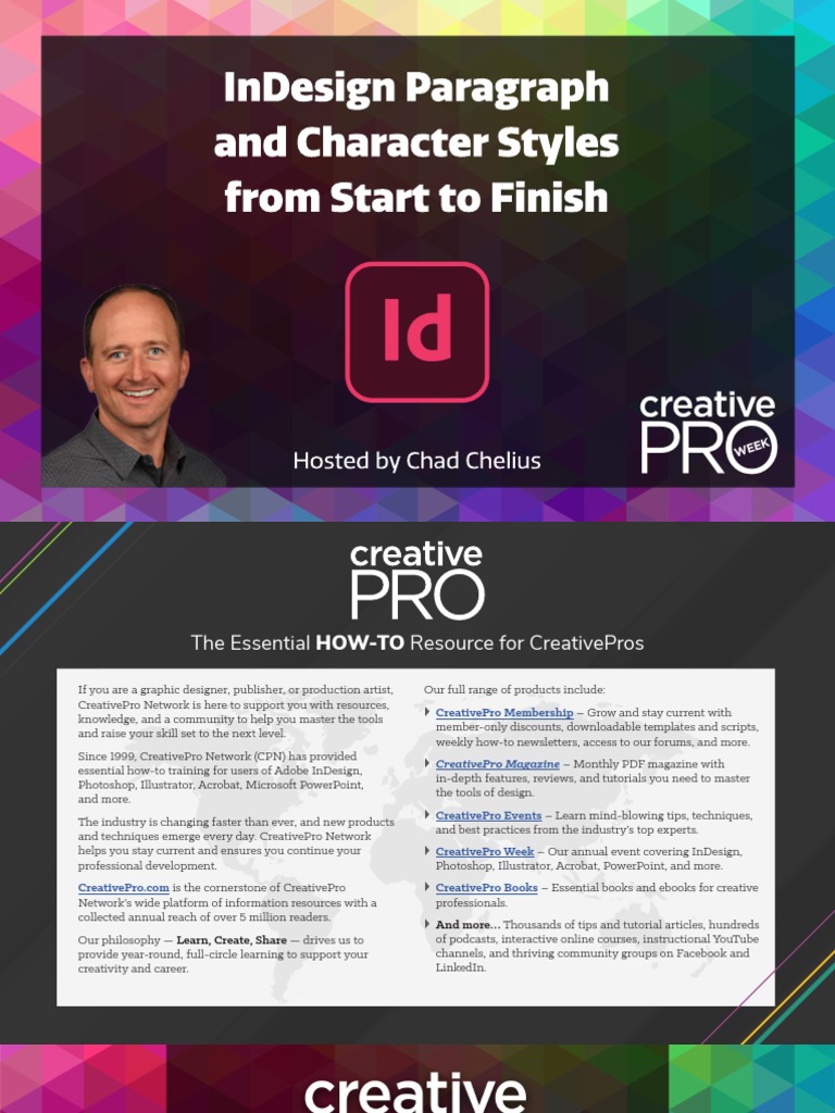 InDesign Styles for Designers | PDF | Paragraph | Adobe In Design