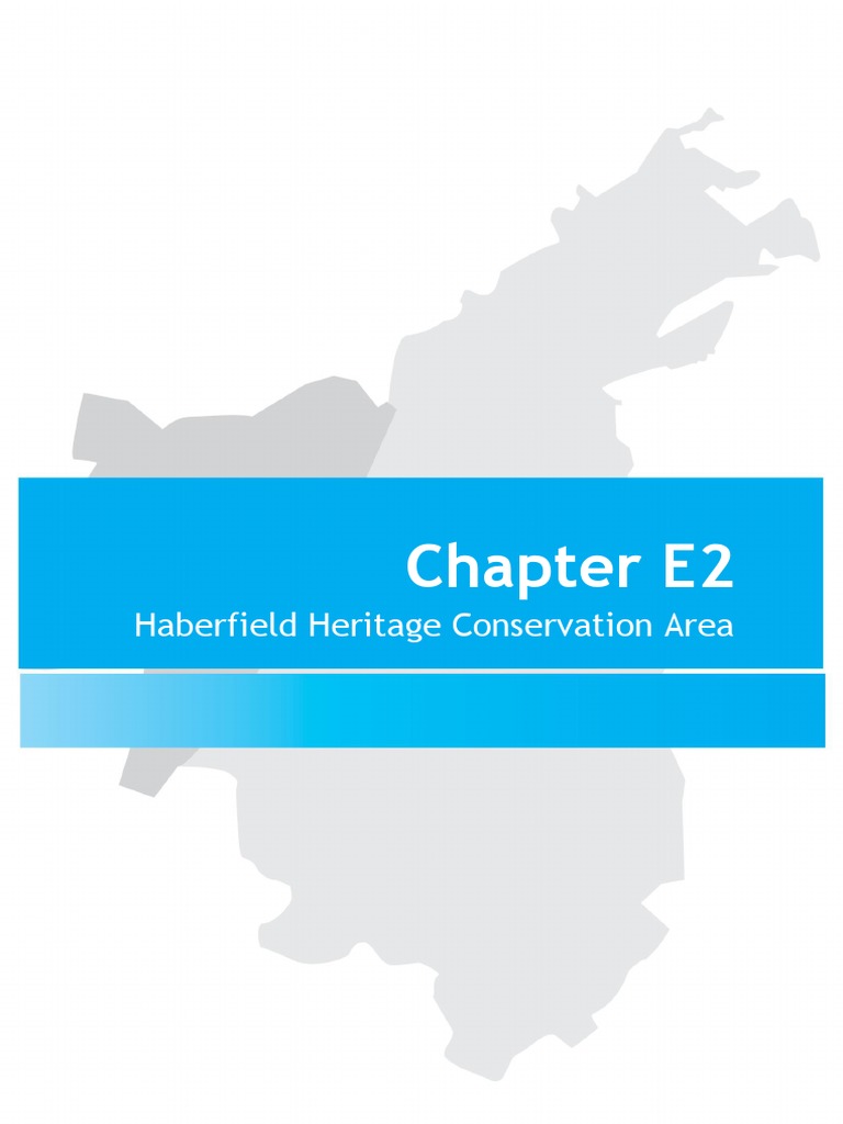 Chapter E2 Haberfield Heritage Conservation Area | PDF | Window | Roof